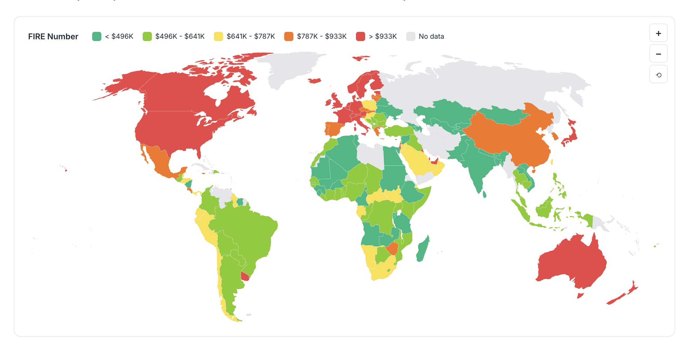 FIRE Number by Country: How Much Is Needed to Retire Early Worldwide ...
